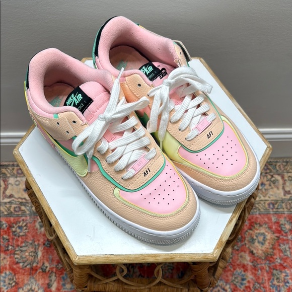 Nike | Shoes | Nike Air Force Multicolor Sneakers | Poshmark